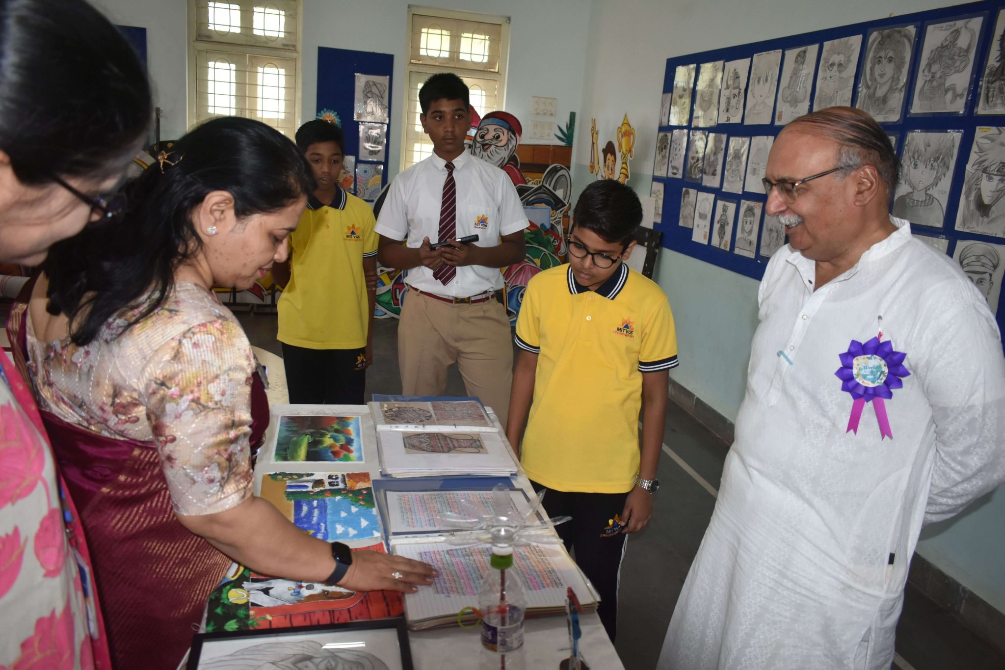 World Art Day Celebration at MIT VGS Kothrud