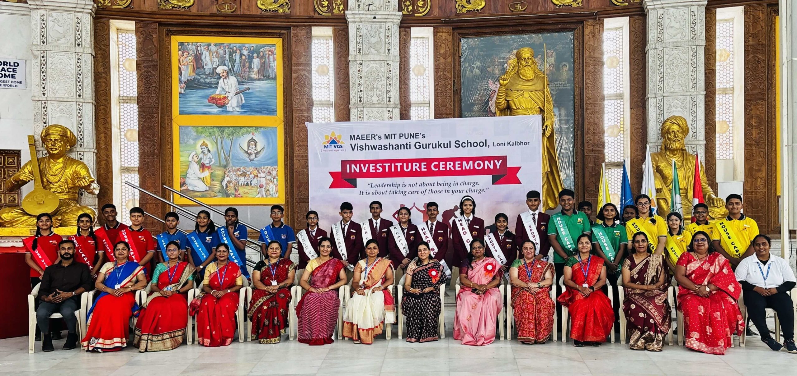 Investiture Ceremony at MIT VGS Loni Kalbhor