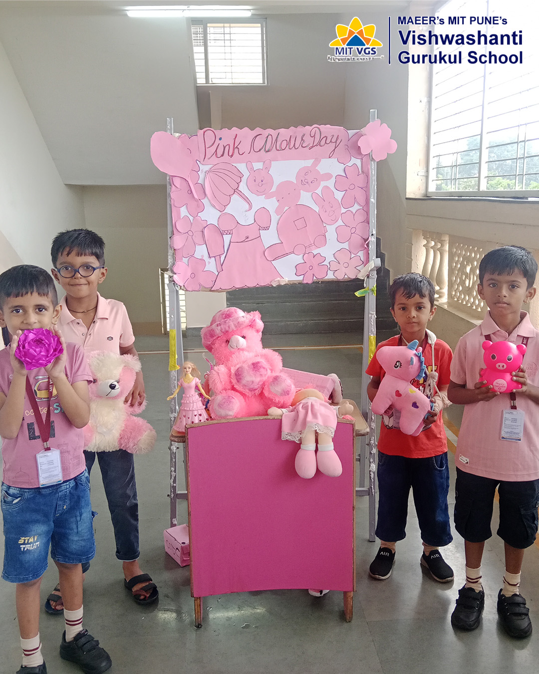 MIT VGS Barshi Glows in Shades of Pink - Pink Day Celebration