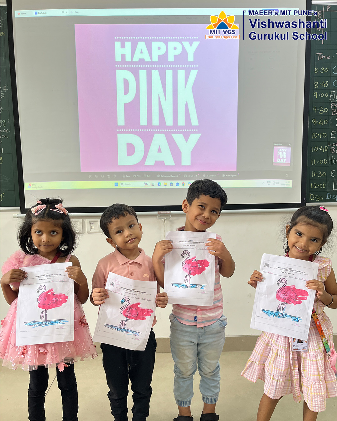 MIT VGS Ulwe Glows in Shades of Pink - Pink Day Celebration